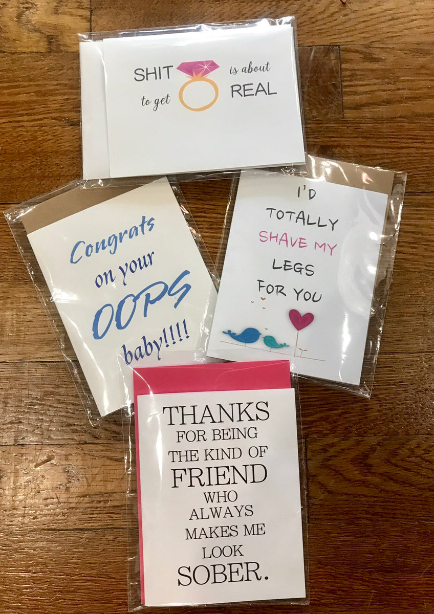 Inappropriate Greeting Cards – Owl-R-Junk Boutique