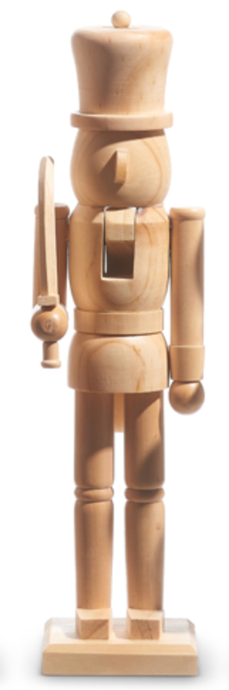 Natural Wood Nutcracker – Owl-R-Junk Boutique